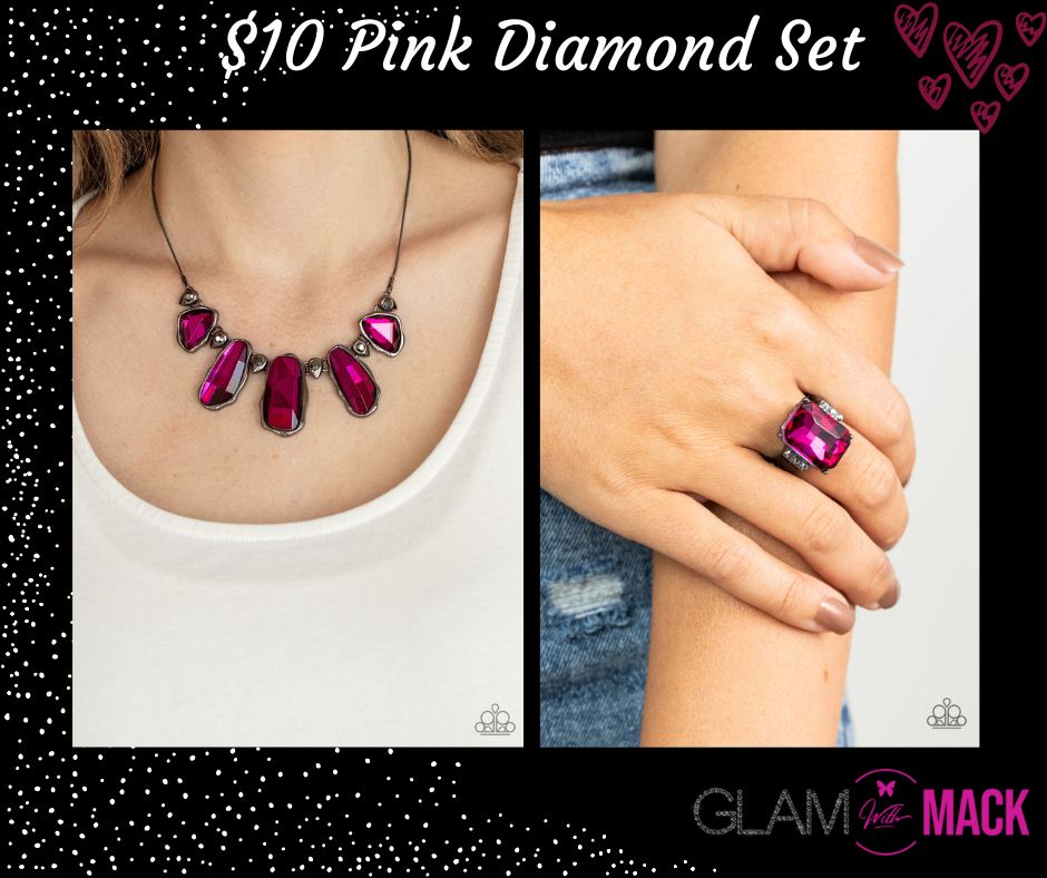 Pink Diamond Set – Studio Bling by Glam With Mack