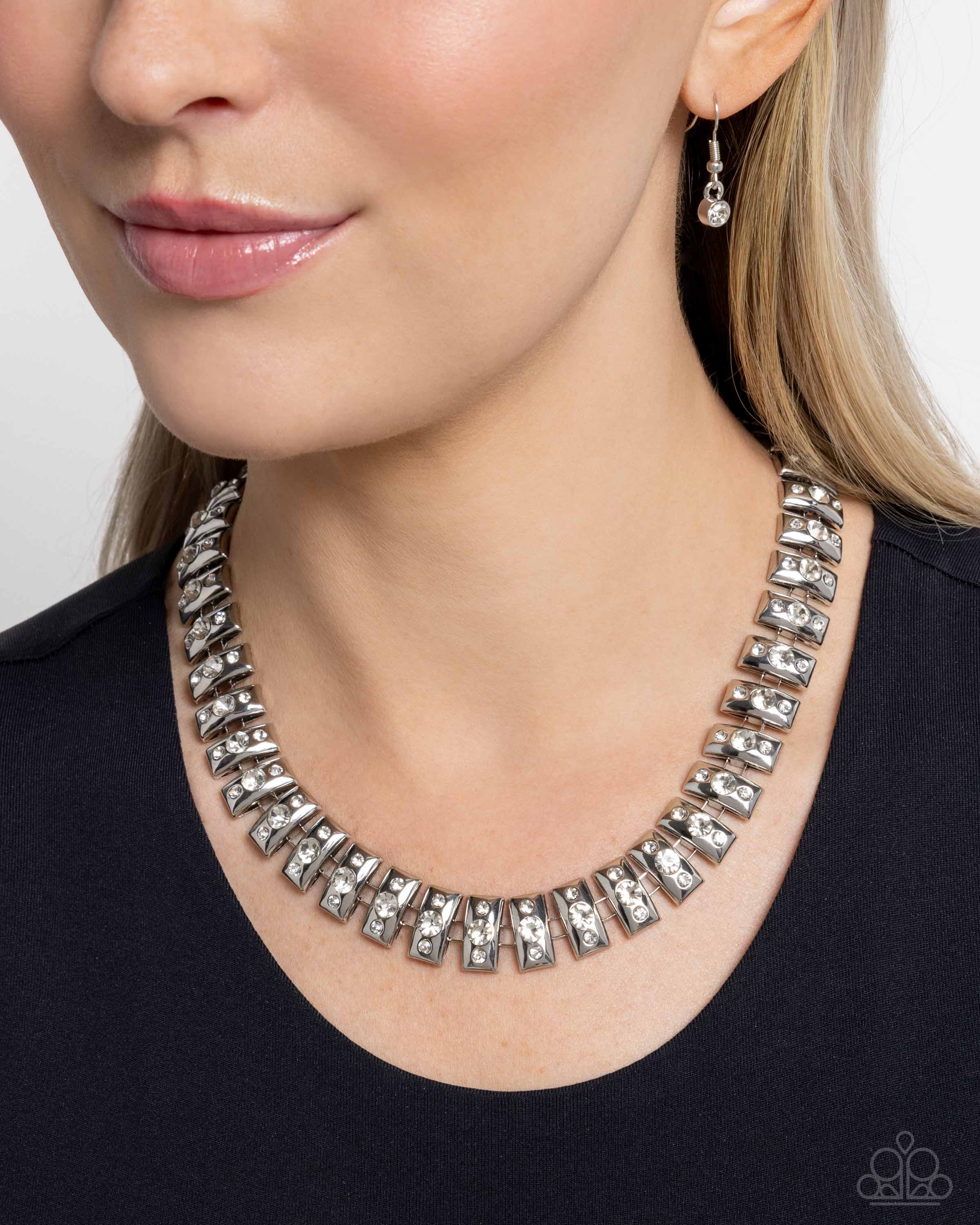 Paparazzi Officially Opulent- White – Studio Bling by Glam With Mack