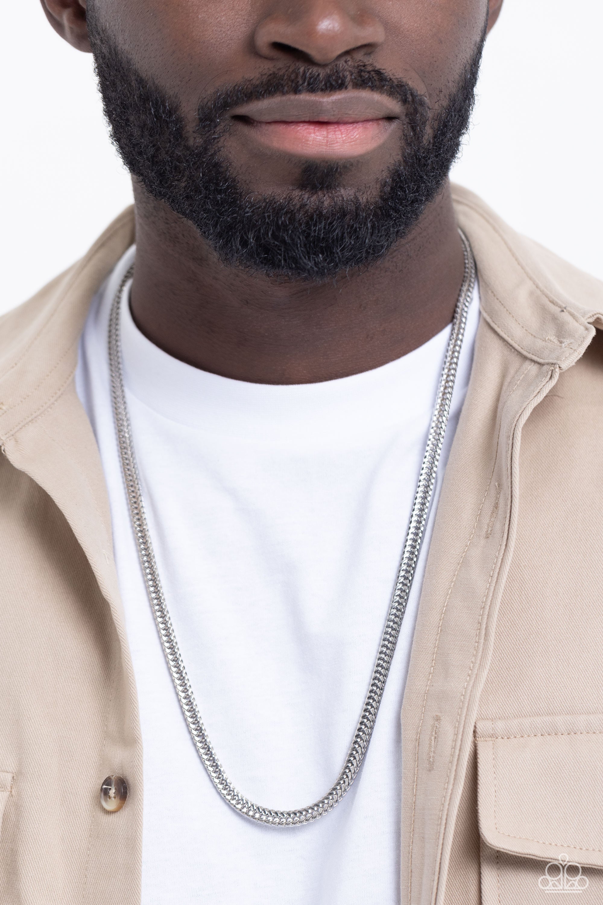 Paparazzi Downtown Defender - Silver – Studio Bling by Glam With Mack