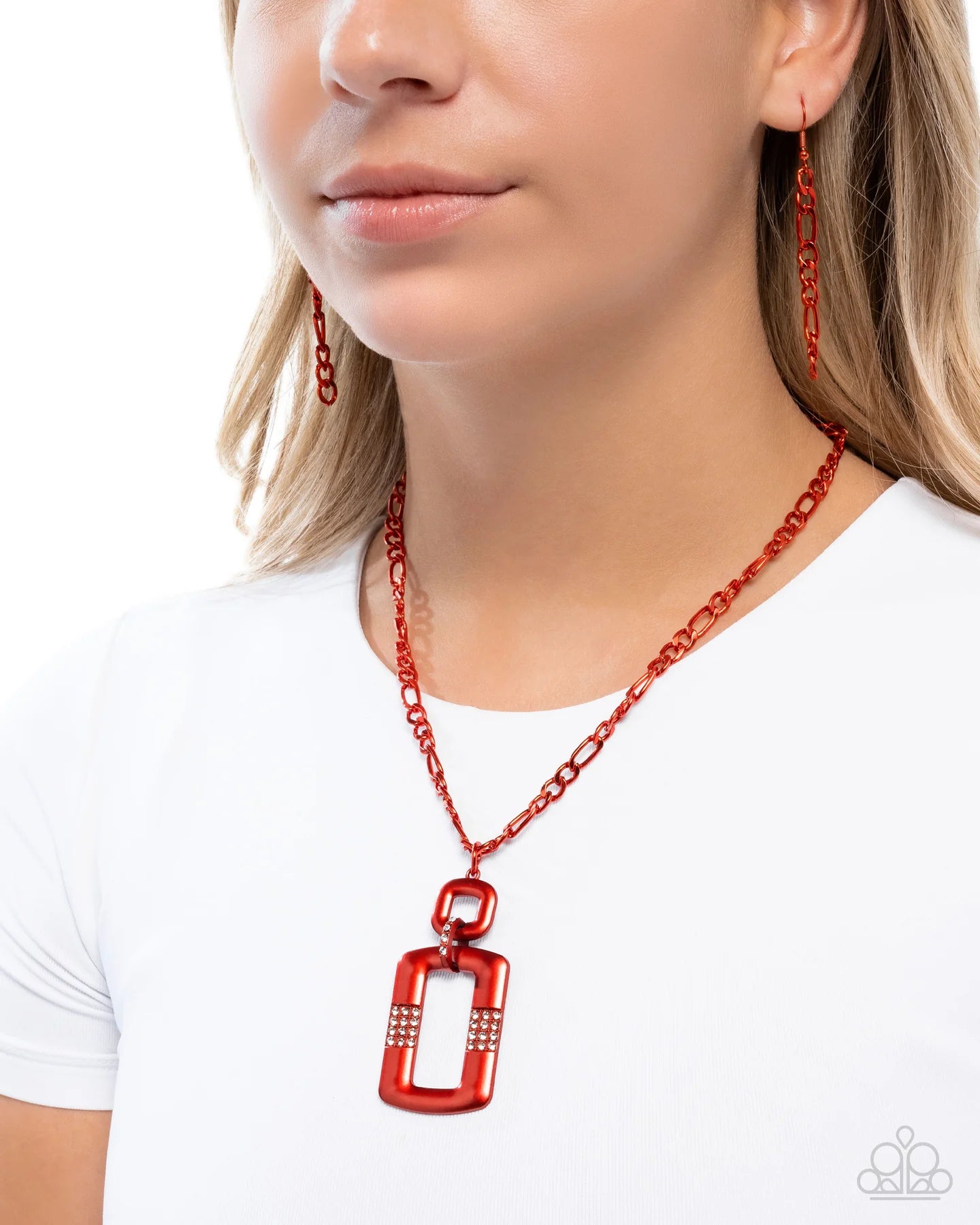 Paparazzi Metallic Movement - Red – Studio Bling by Glam With Mack