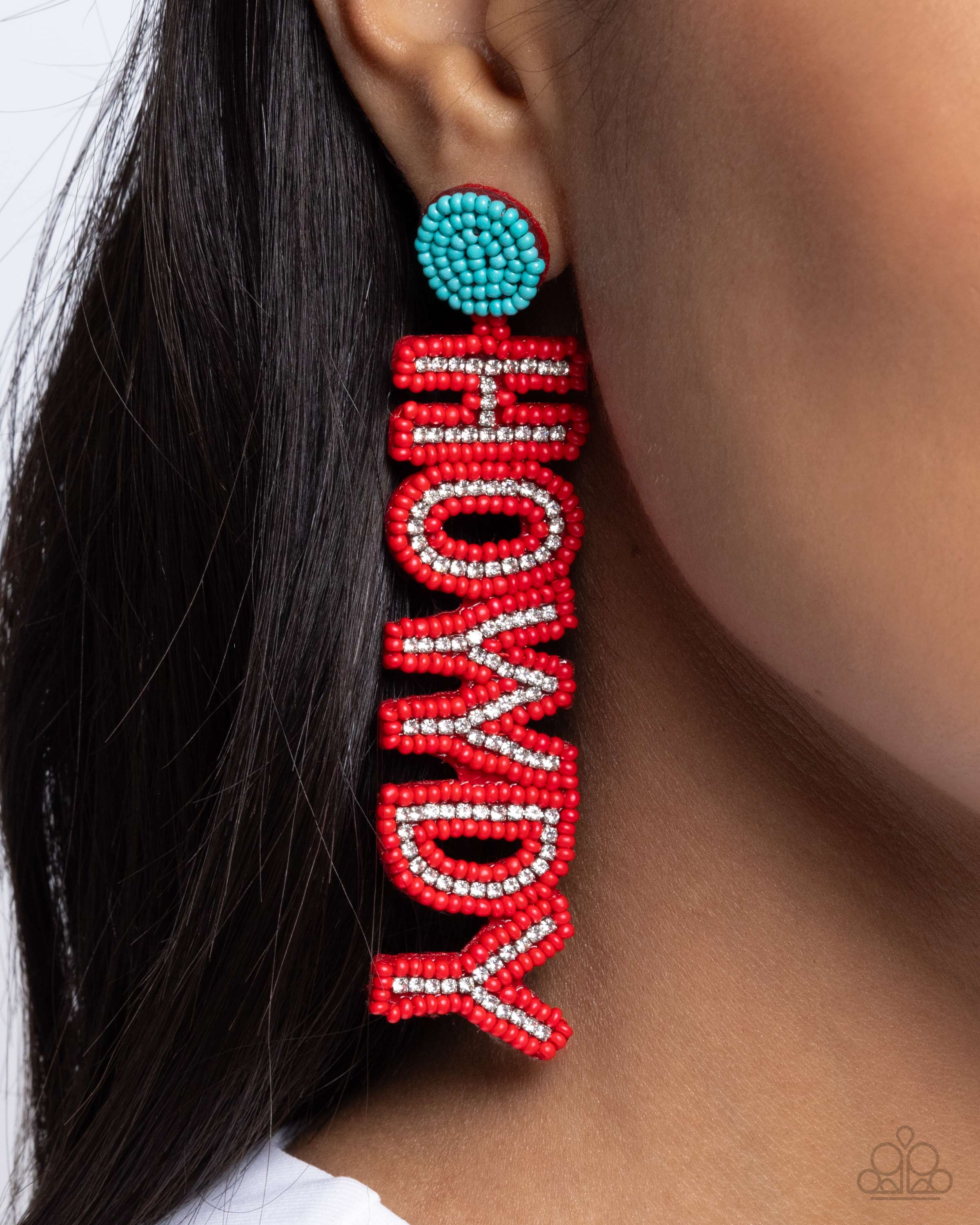 COMING SOON Paparazzi Howdy Headline - Red – Studio Bling by Glam With Mack
