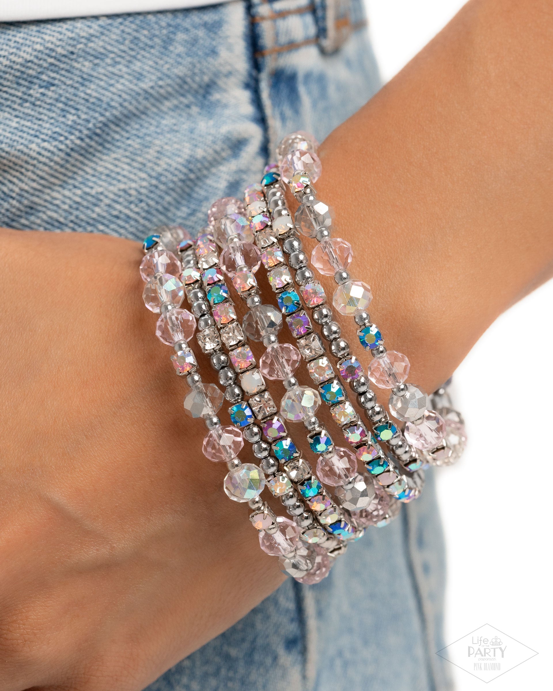 Paparazzi Sizzling Stack - Multi – Studio Bling by Glam With Mack