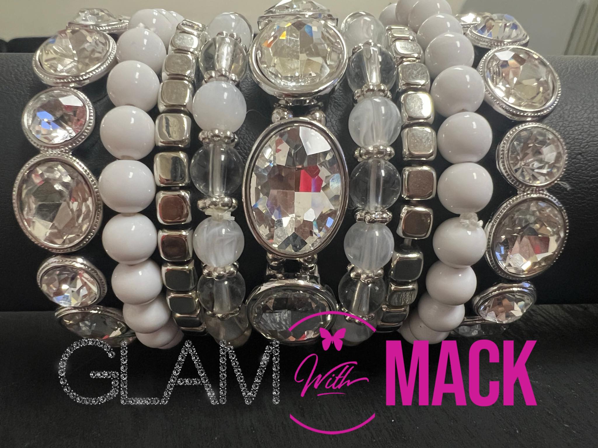 Blingy White SweetStack – Studio Bling by Glam With Mack