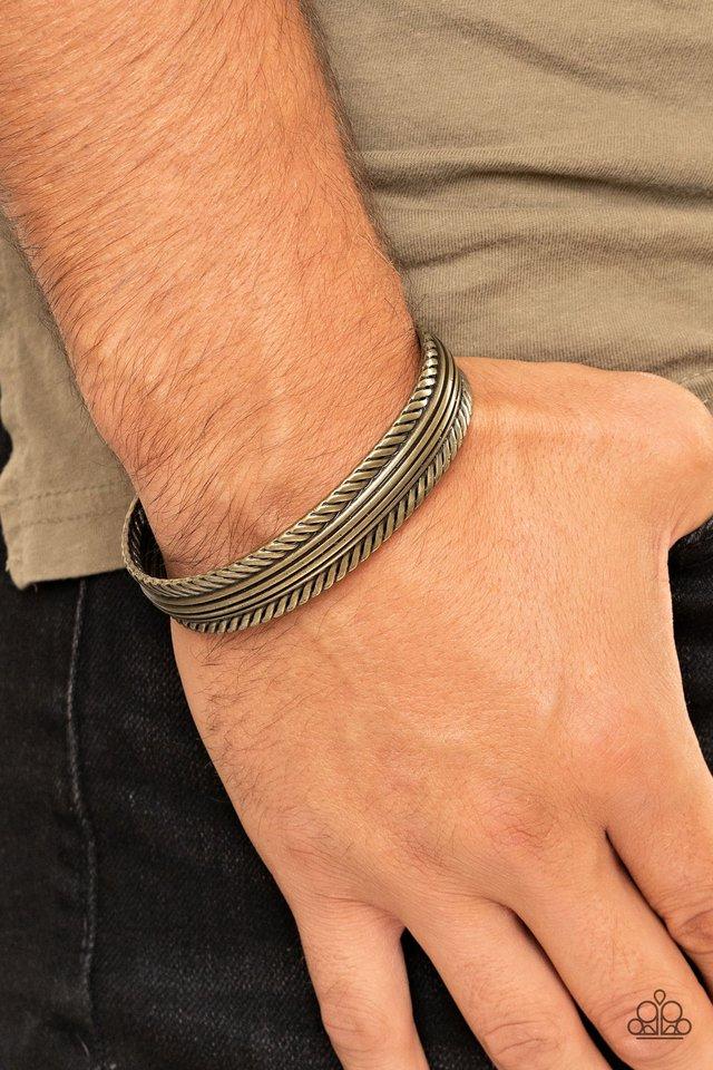 Paparazzi Bracelet ~ METALHEAD Over Heels - Brass – Studio Bling by ...