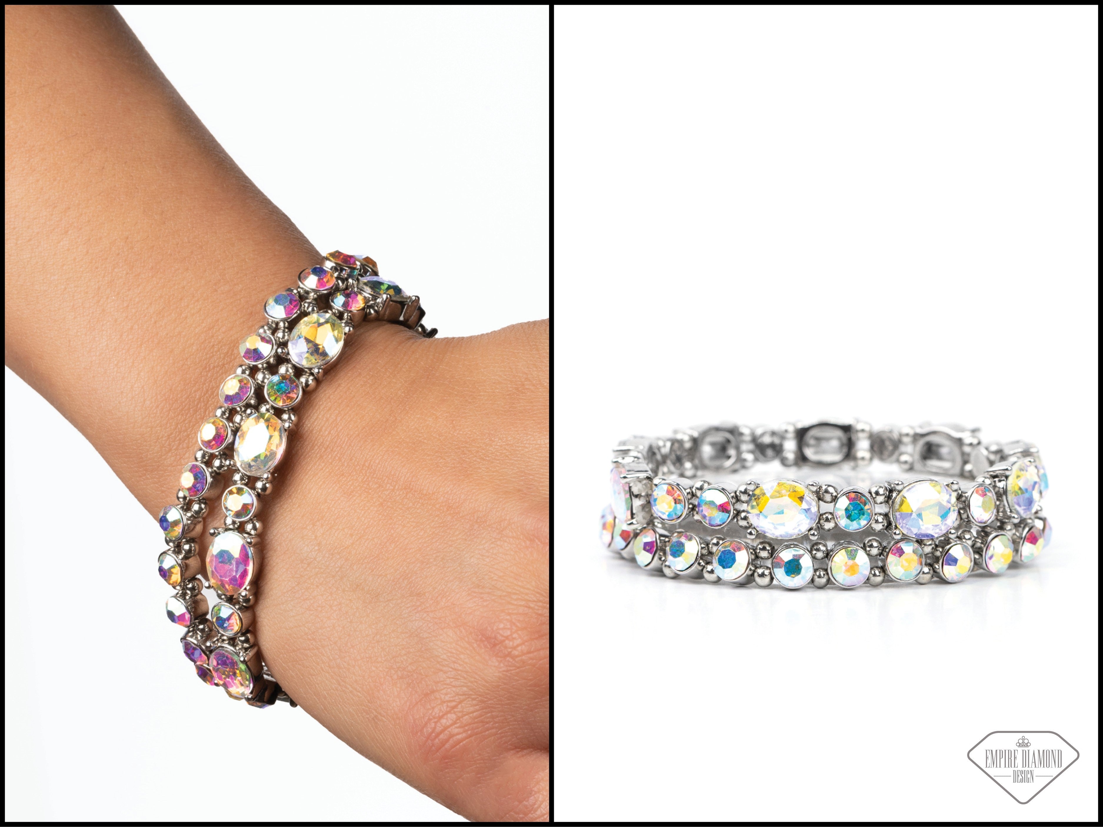 Paparazzi Splendid Stack EMPIRE DIAMOND ~ Multi – Studio Bling by Glam ...